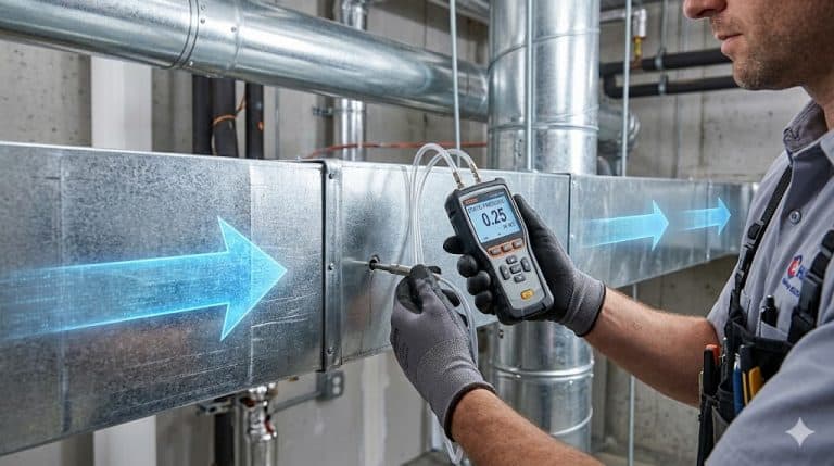 How to Measure Ductwork: The 2026 Airflow & Static Pressure Audit